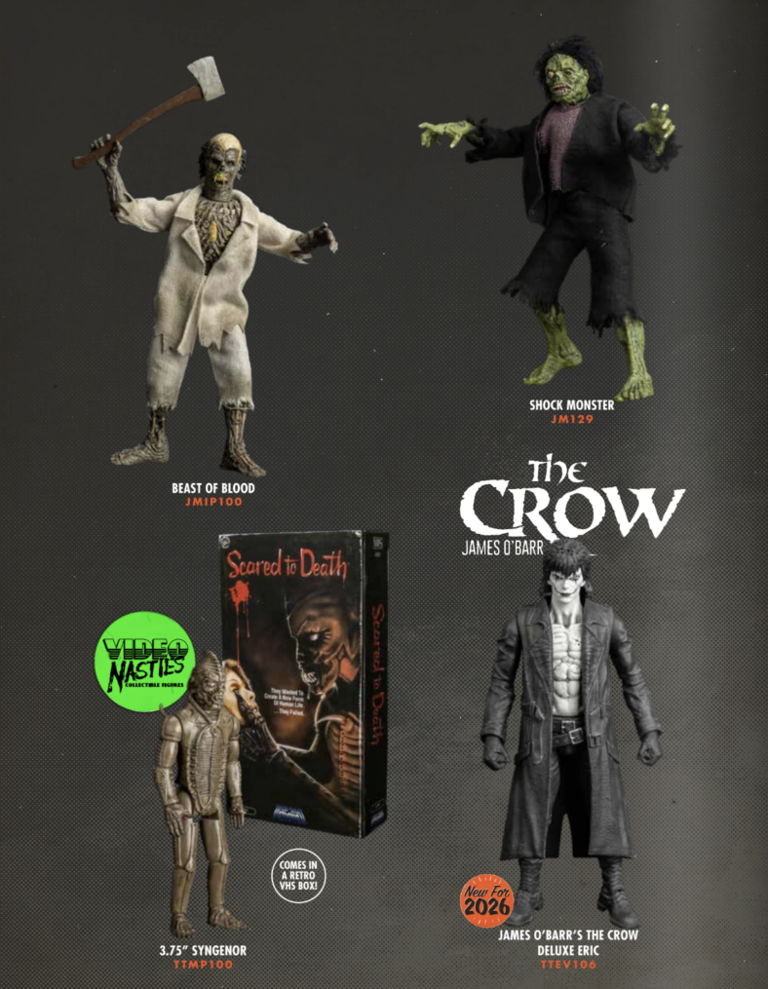 Leprechaun, Maniac Cop, The Crow and Art the Clown figures from Trick ...