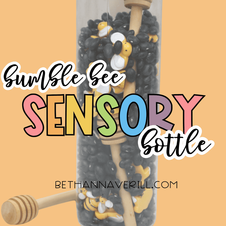 Bee sensory bottle