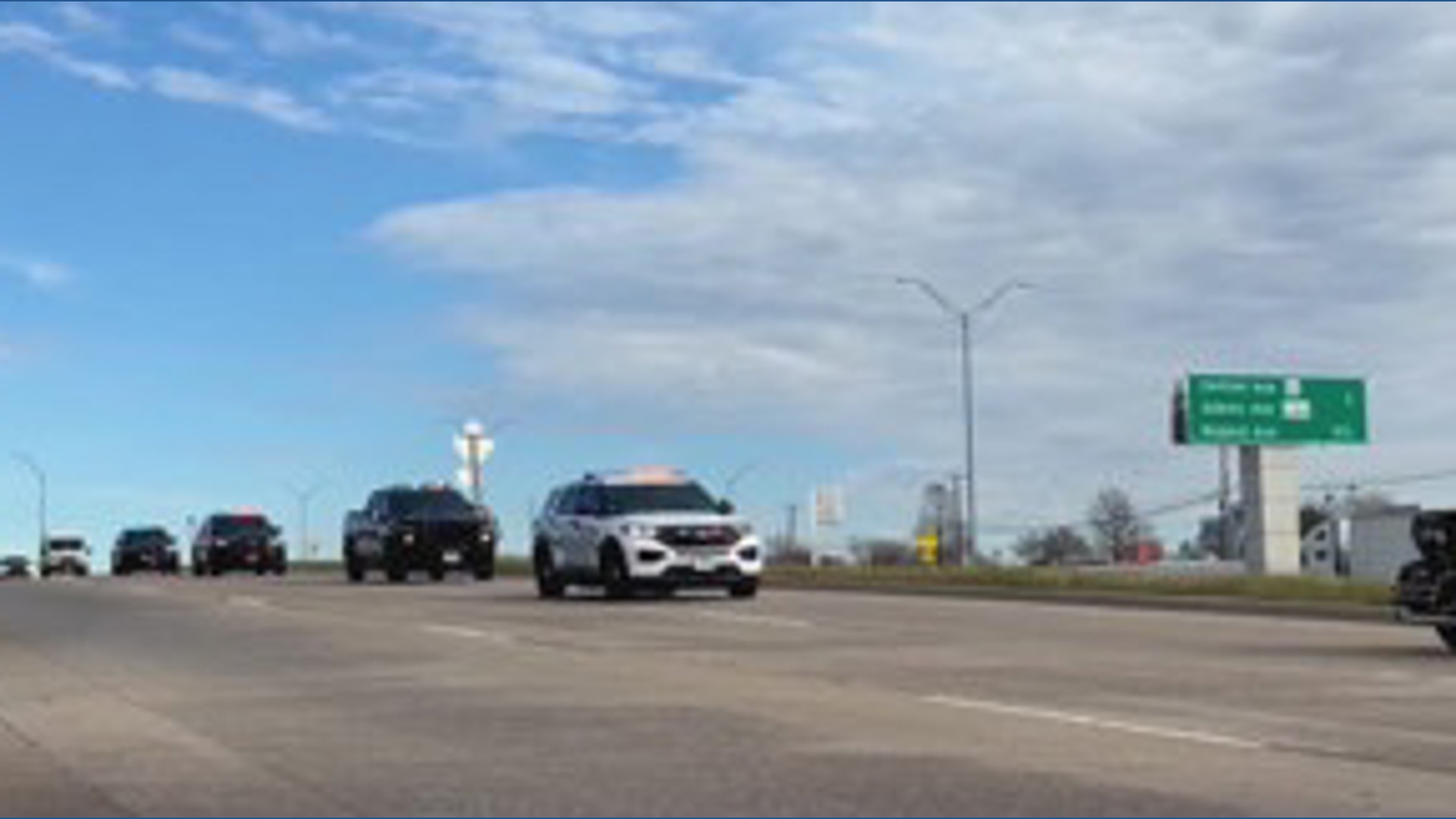 Procession for fallen Copperas Cove officer moves through Temple