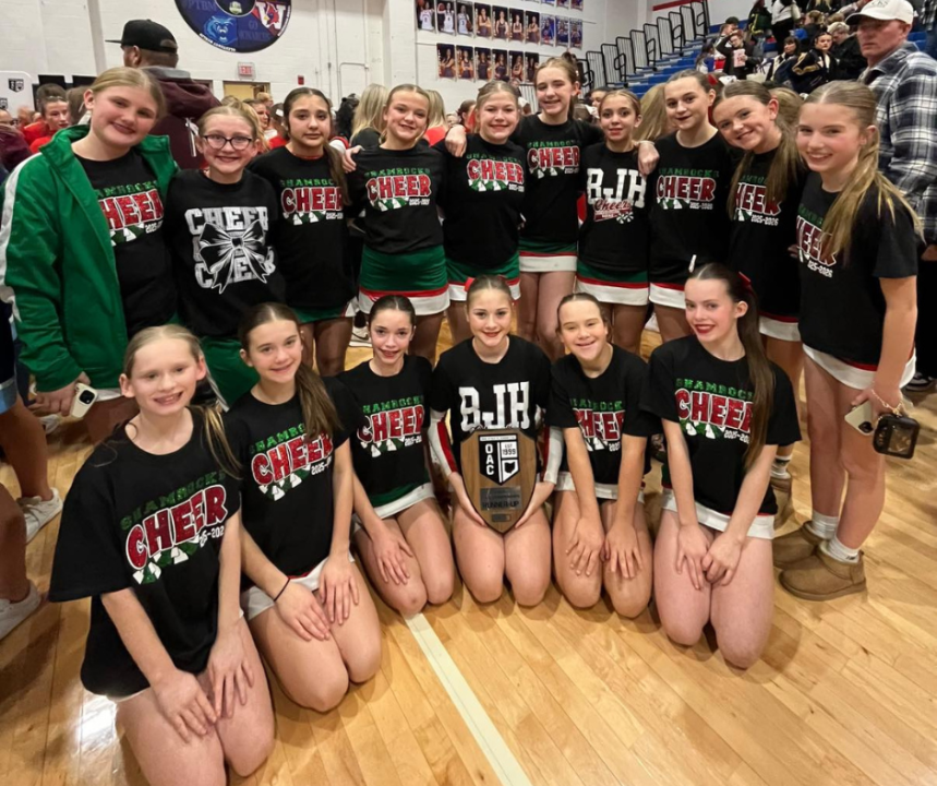 Barnesville Shamrocks cheer teams earn multiple top finishes at state ...