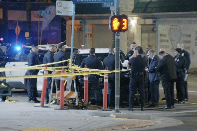 LAPD searching for suspects in Manchester Square shooting that left 1 ...