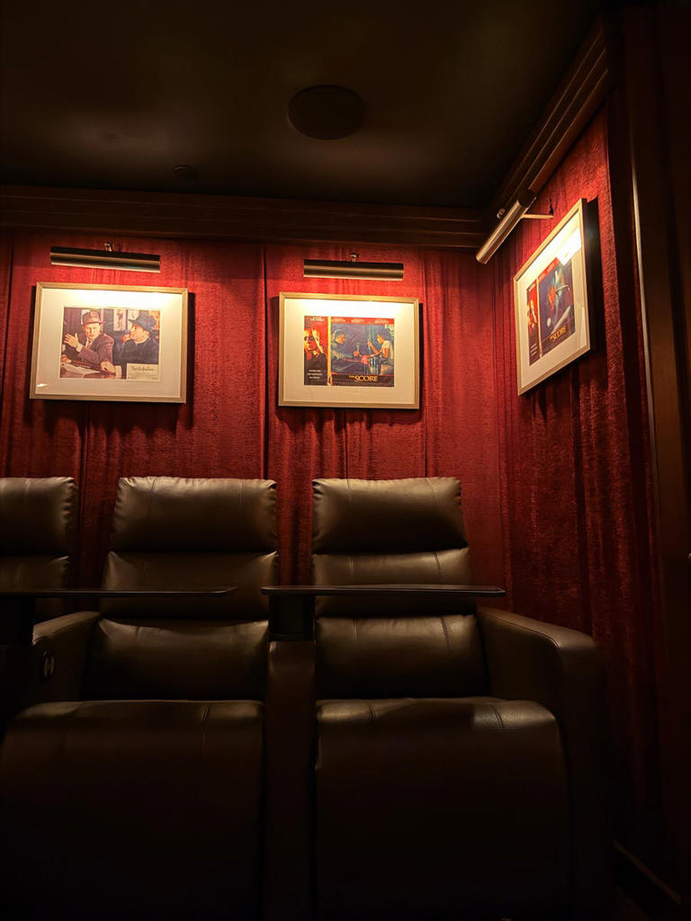 This private movie theater offers open bar & a multi-course dinner—here ...