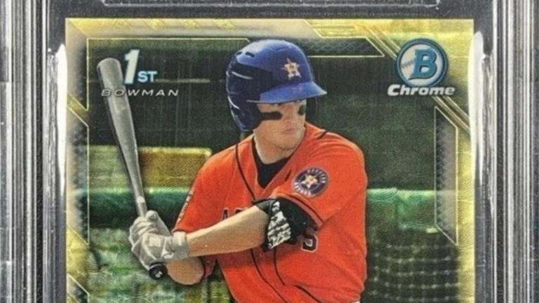 Alex Bregman's rookie cards after signing with the Cubs