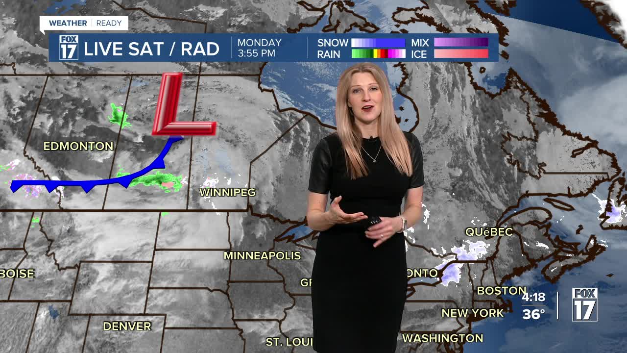 Monday PM forecast: Partly cloudy, breezy at times