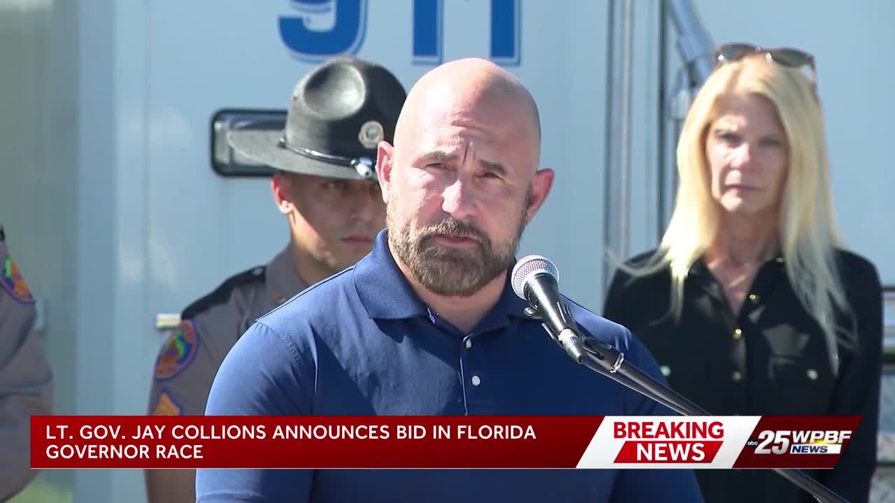 Florida Lt. Gov. Jay Collins joins 2026 governor Republican primary ...
