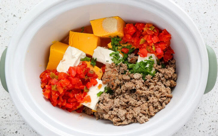 How to make cheesy Rotel sausage dip with just a few ingredients