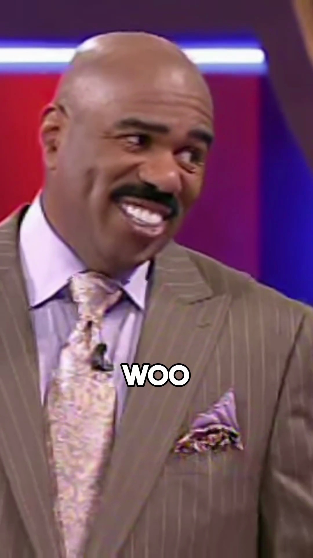 Steve Harvey can't get enough of this contestant on Family Feud