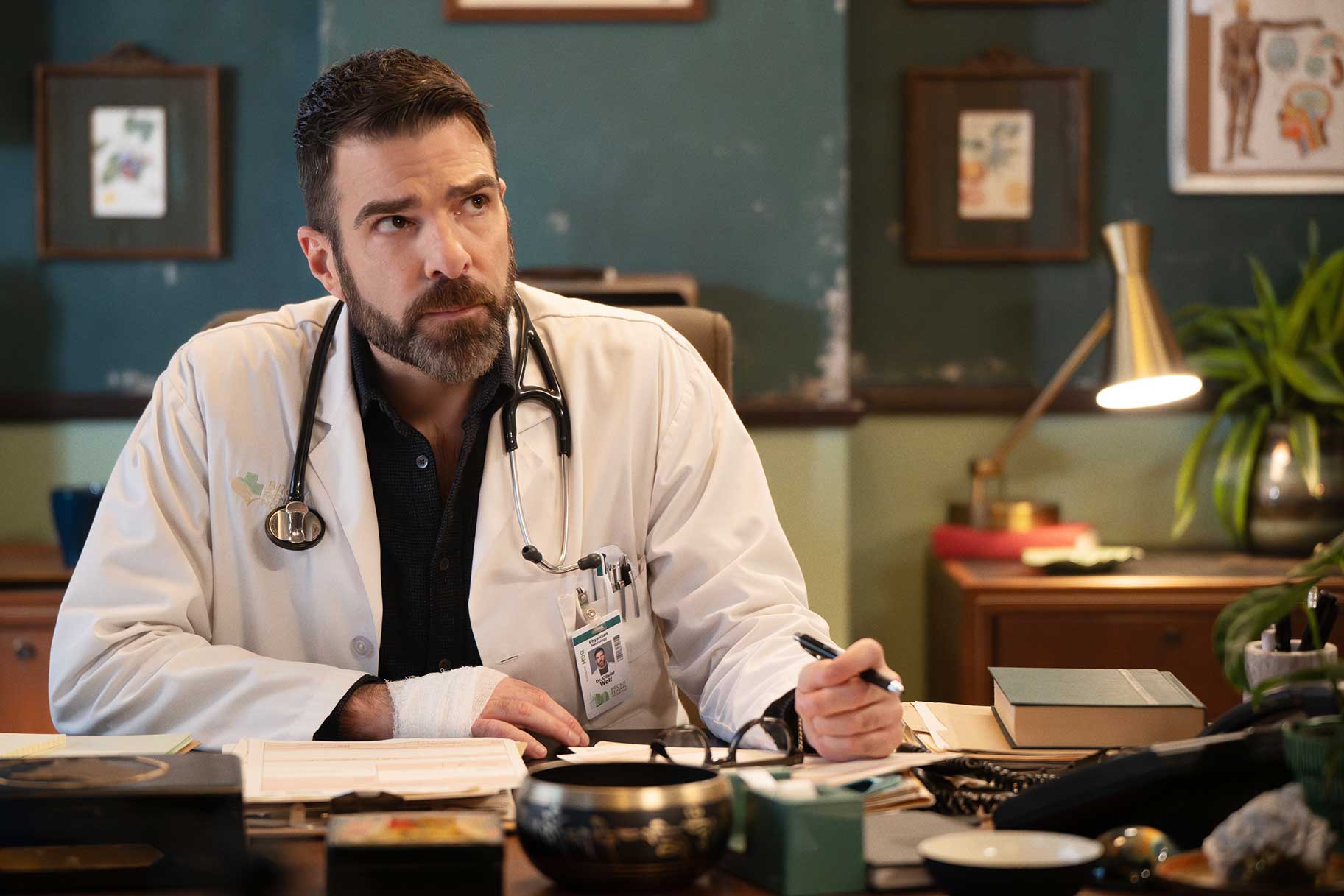 Dr. Wolf reveals truth behind "tension" on Brilliant Minds: "I want it ...