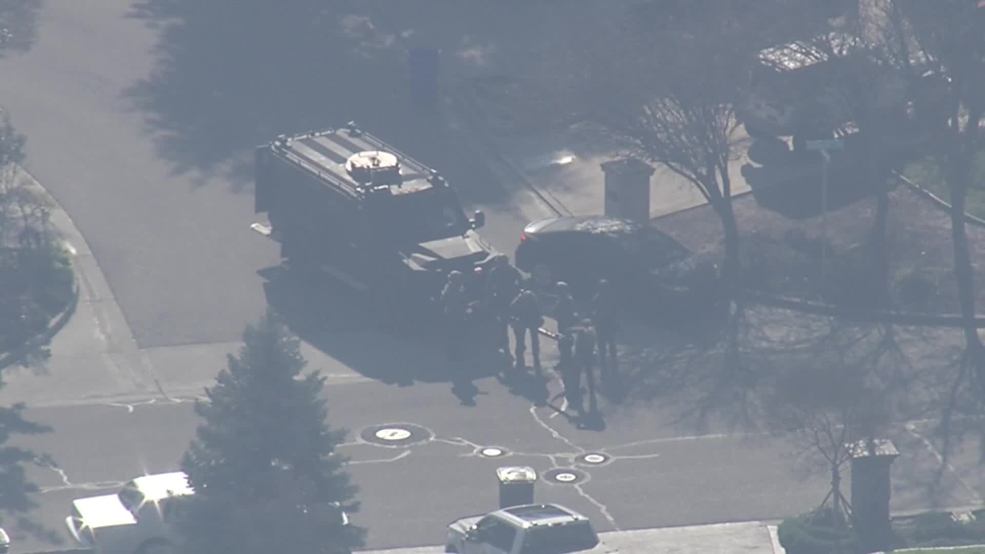Watch: Manhunt in Oakley neighborhood for person who shot at sheriff's ...