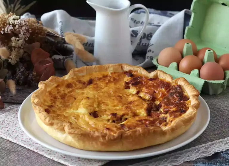 Quiche lorraine, receta original
