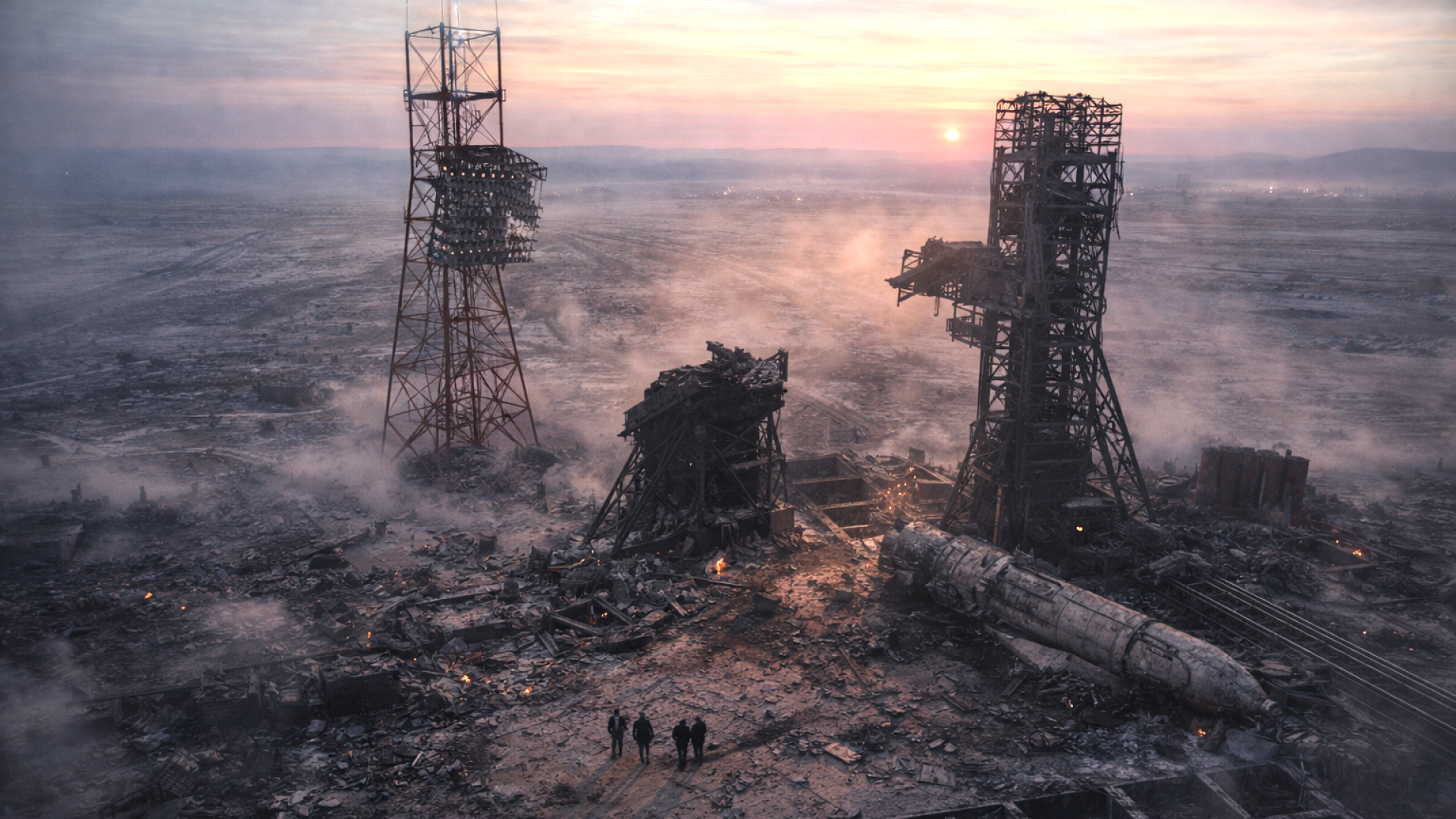 The N1 explosion at Baikonur, July 3, 1969, the Soviet moon rocket that ...