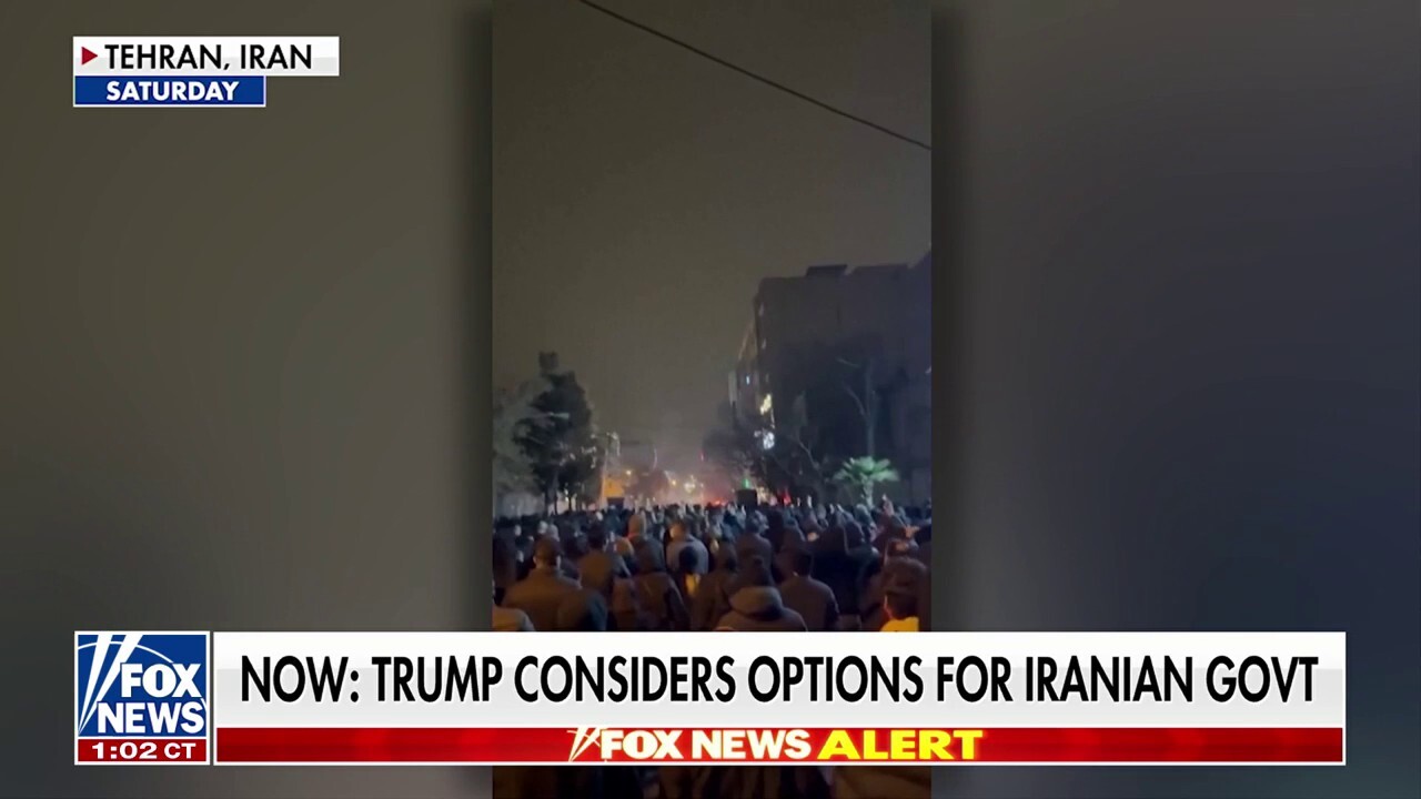 President Trump mulls options for Iranian government as anti-regime ...