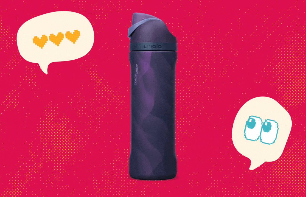 The new Owala Arctic Storm is a star lover’s dream