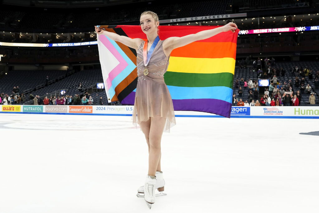 Amber Glenn to make history as first out LGBTQ Olympic women’s figure ...