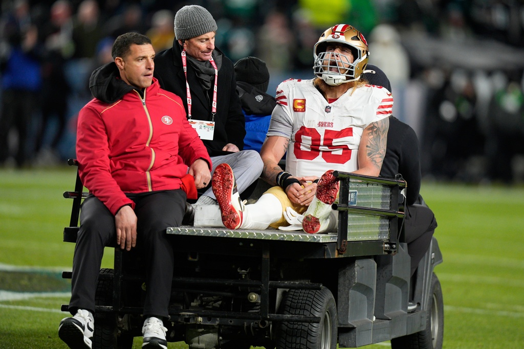 49ers overcome injuries to defeat Eagles in wild-card thriller