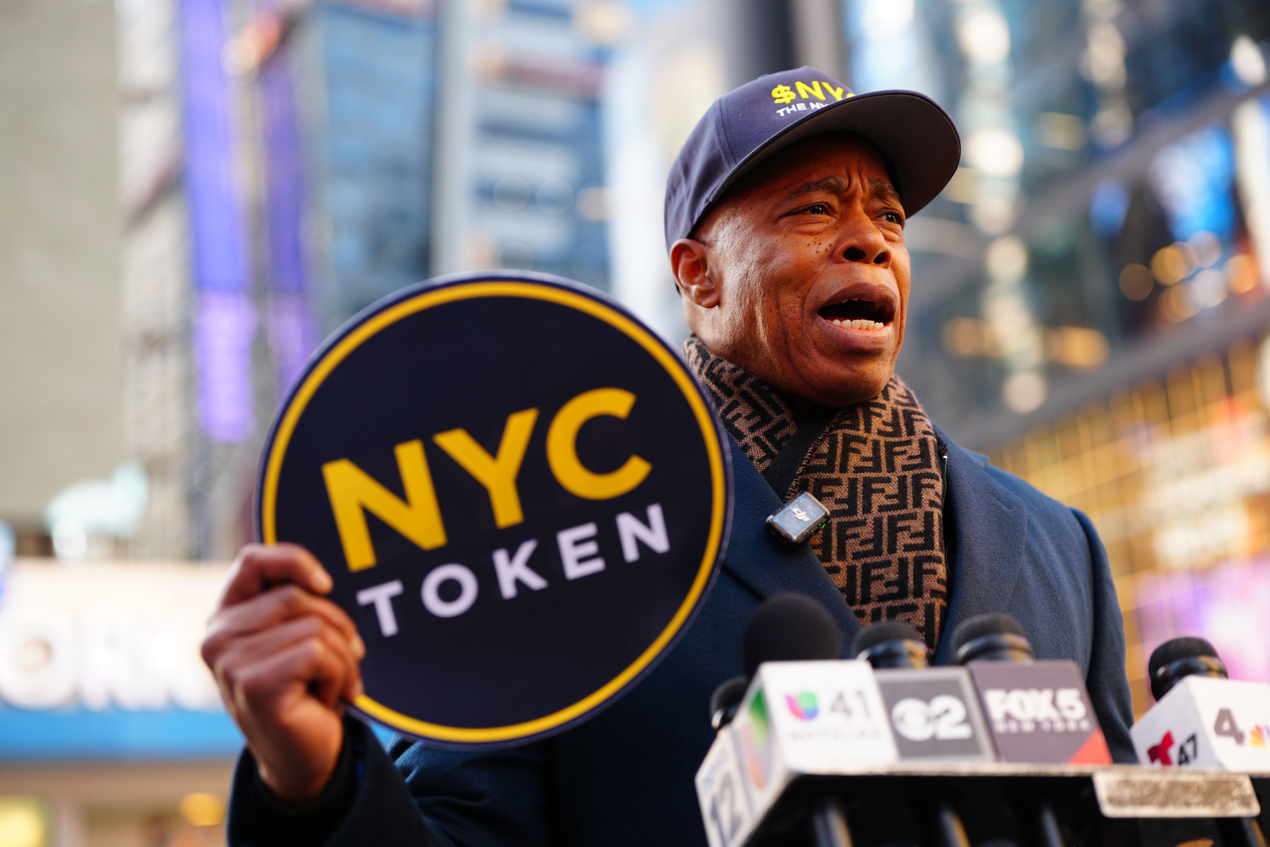 Former NYC mayor Eric Adams unveils 'NYCToken' cryptocurrency he claims ...