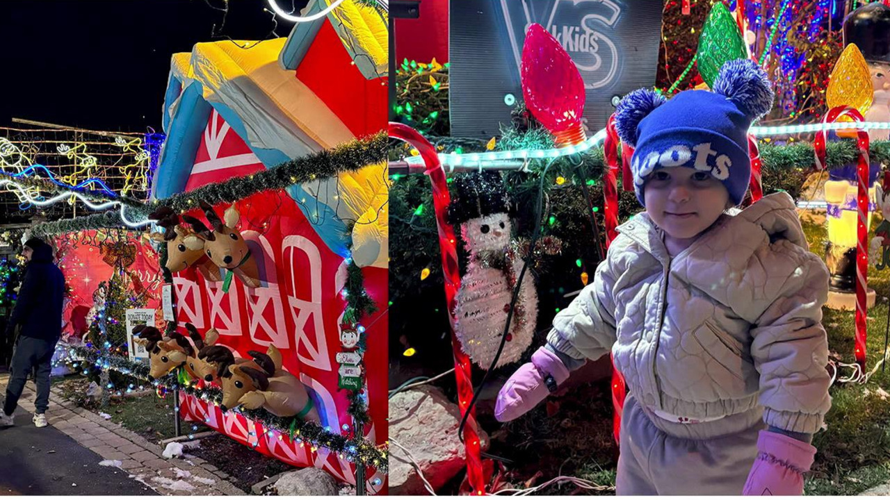 Incredible neighbourhood holiday display raises funds for SickKids