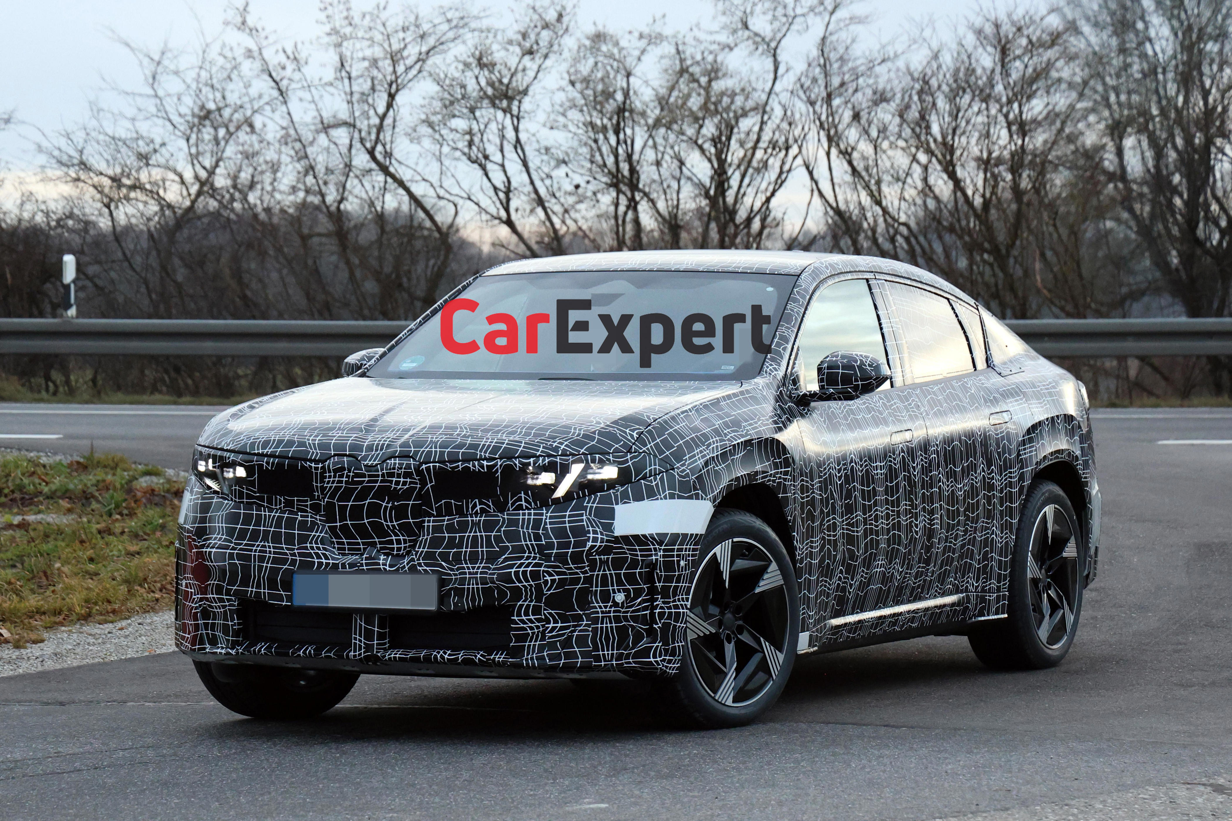 2027 BMW iX4 fastback electric SUV spied