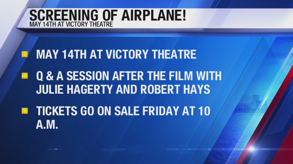 Airplane! charting course for Victory Theatre