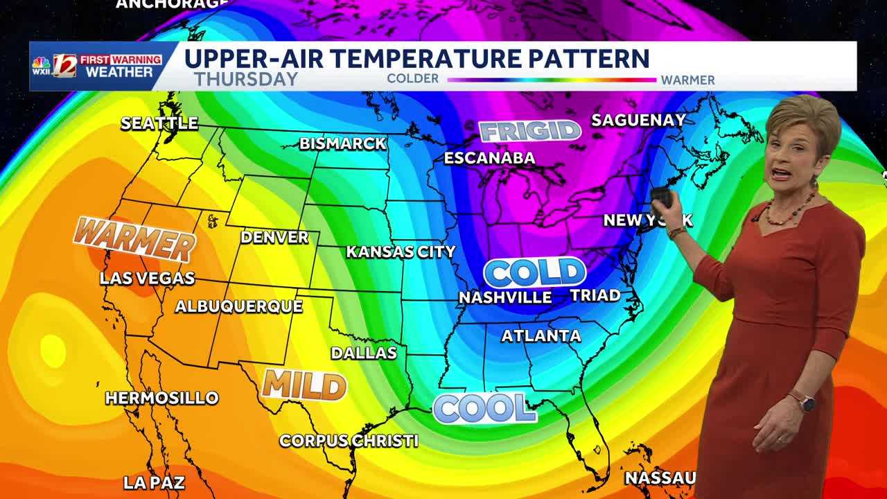 Cold winds brought back normal January weather this week in North Carolina