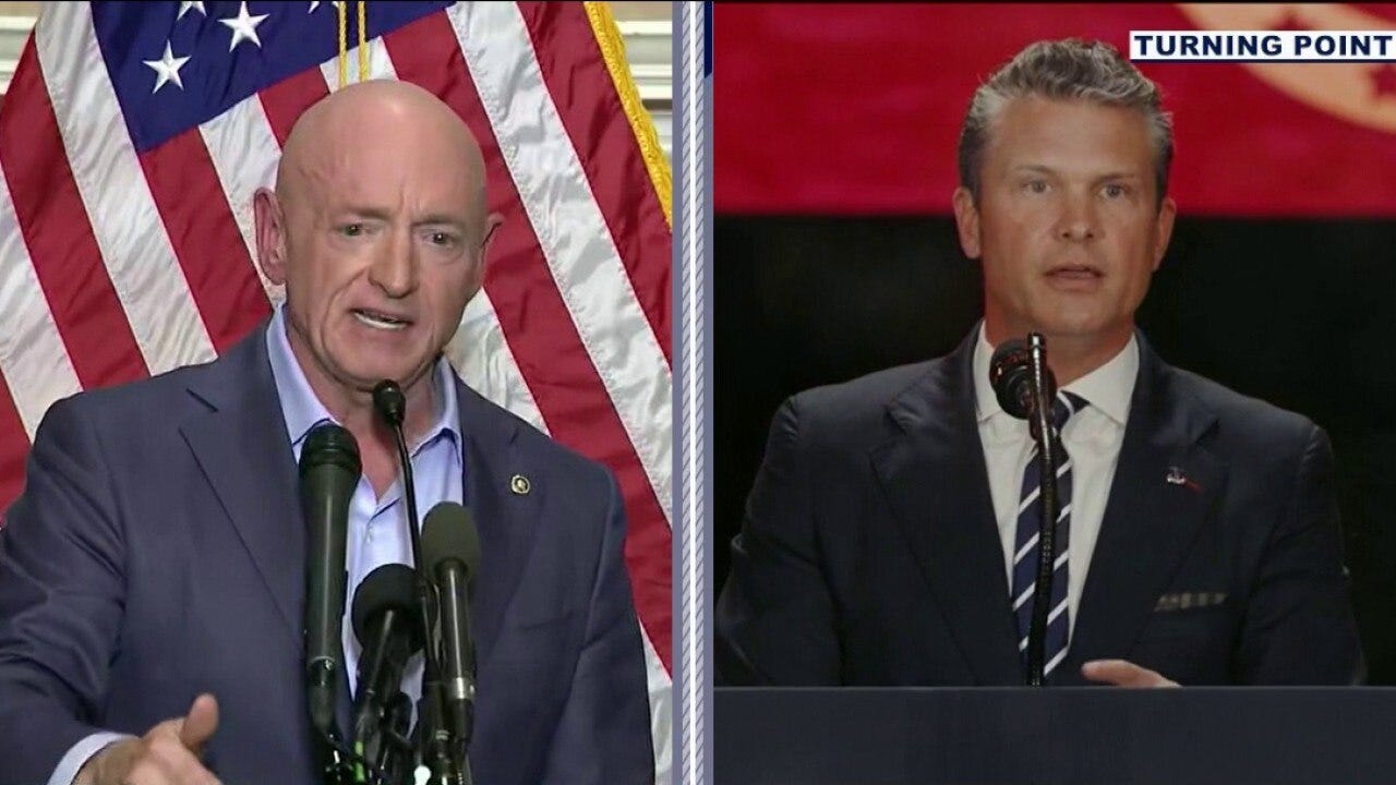 Sen. Mark Kelly sues Pete Hegseth over censure