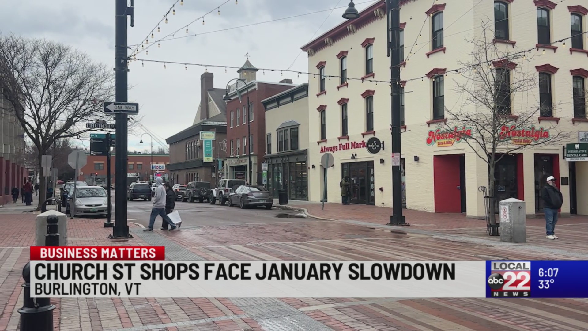 Post-holiday slowdown hits Church Street businesses