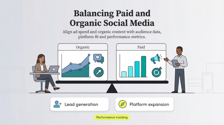 Paid vs. organic social media: How to strike the right balance