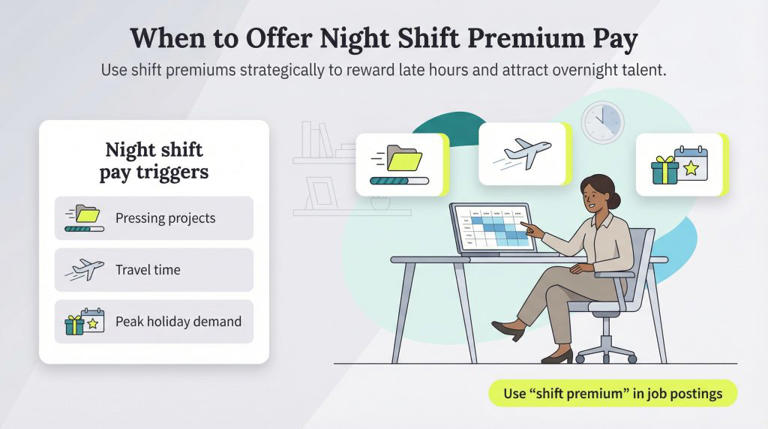 How to calculate night shift differential pay
