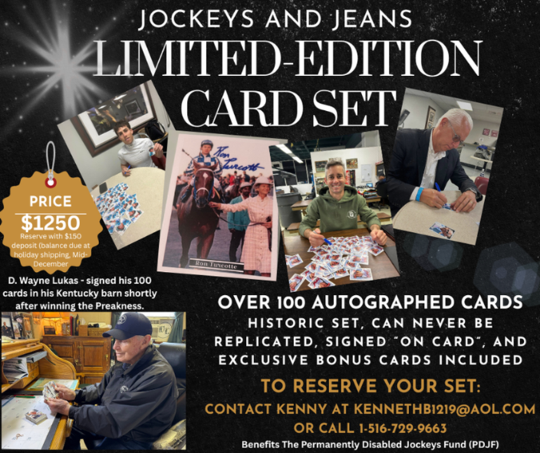 Jockeys & jeans: 'One of a kind' trading card set now available