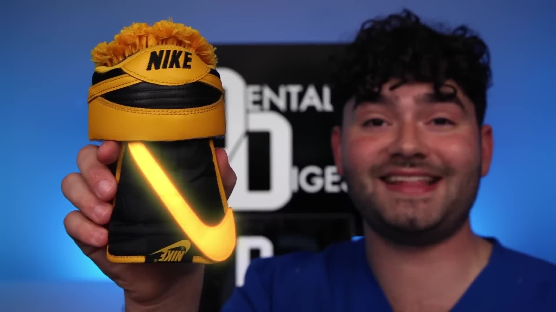 I invented the shoe toothbrush?