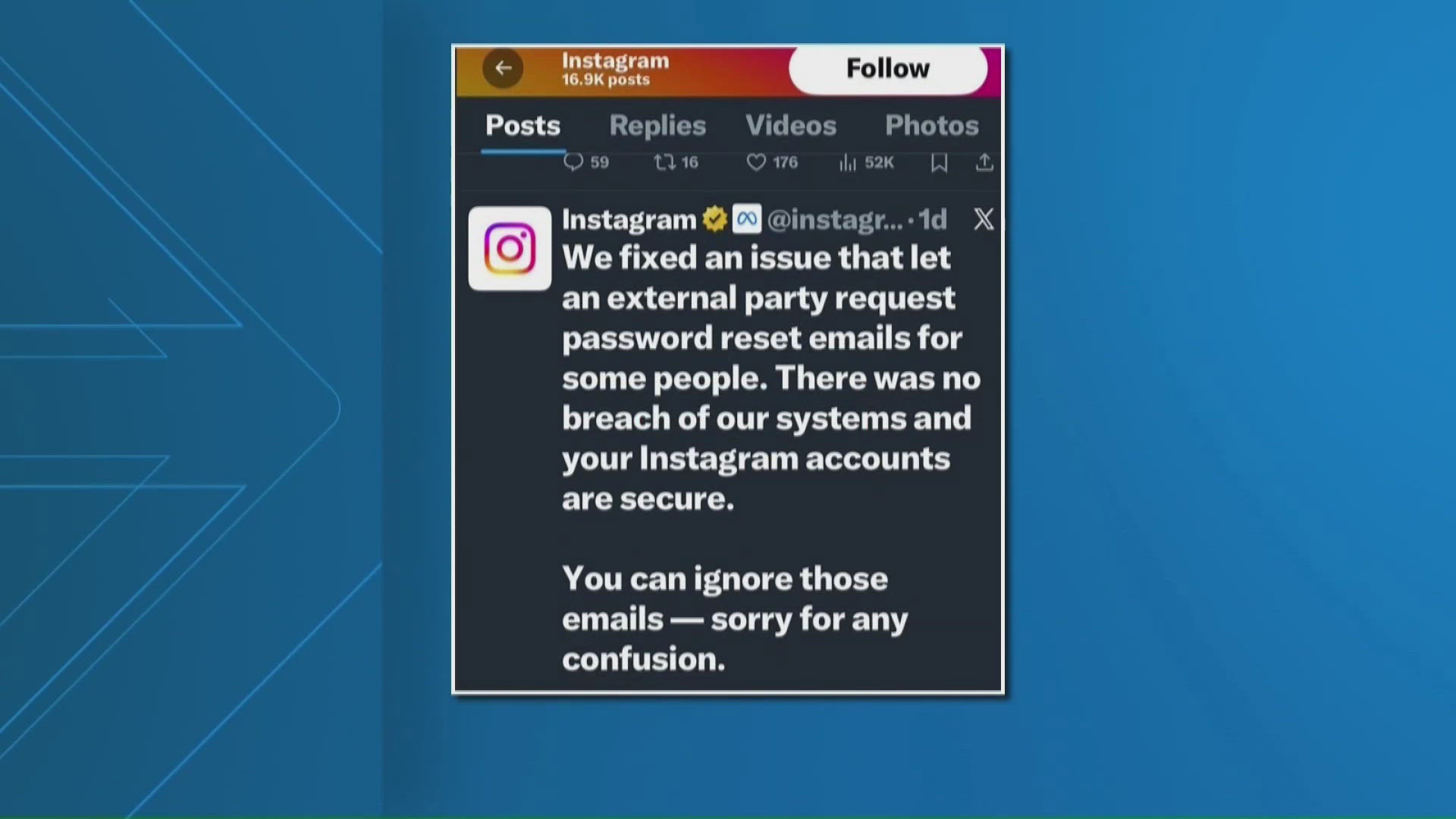 Instagram 'change your password' emails | 2 Wants to Know