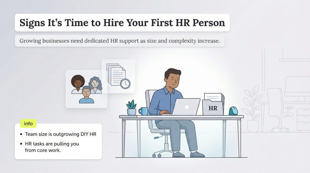 7 signs it’s time to hire your first HR person