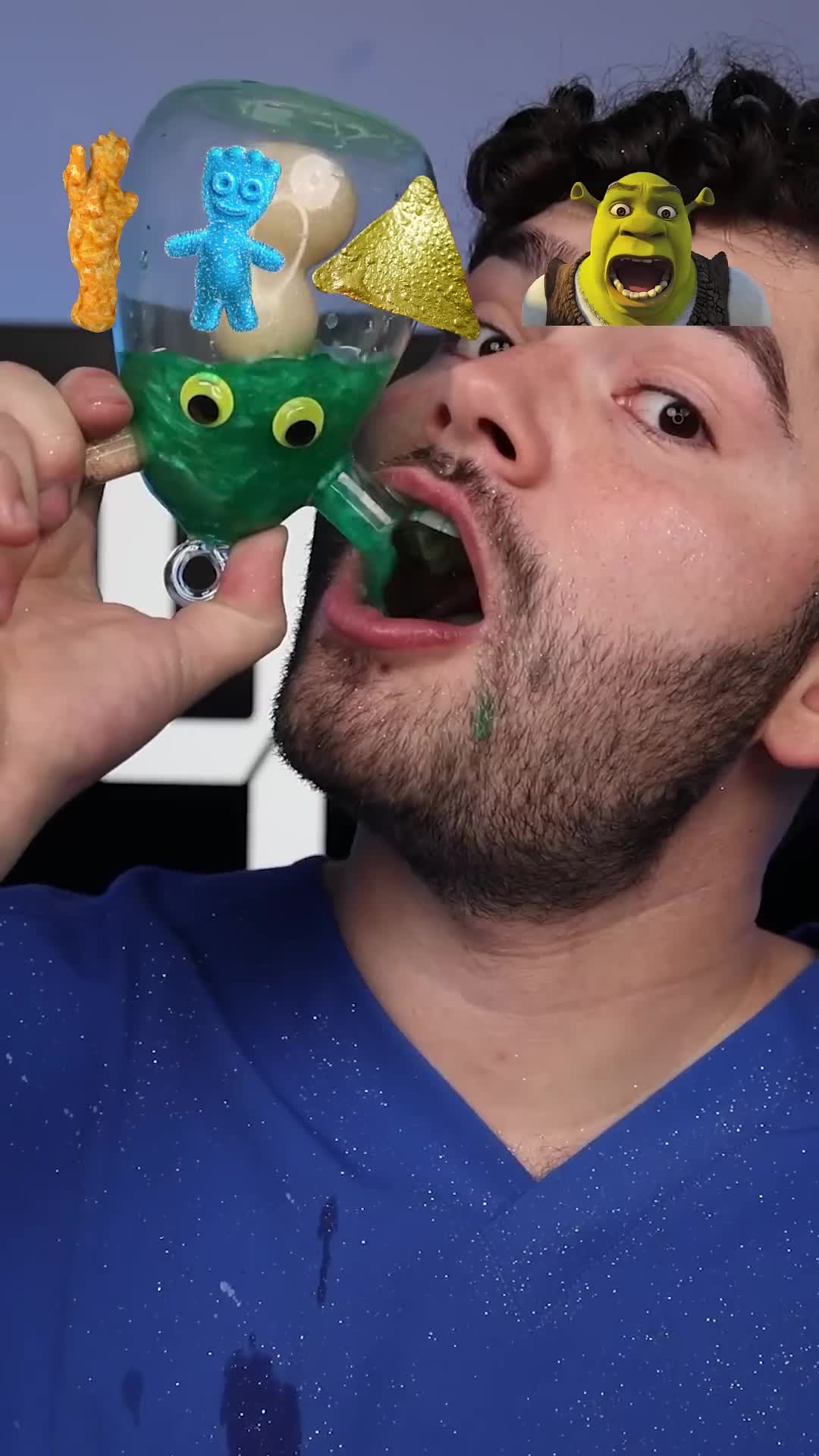 Which ASMR color snack will cause cavities?🍎🪀🐟🍋