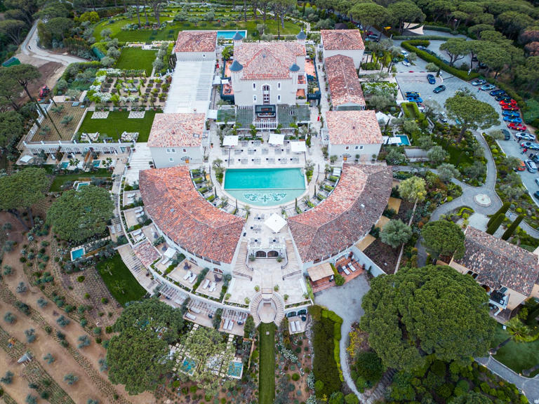 This spectacular pink castle in St Tropez is the hotel setting for 'The ...
