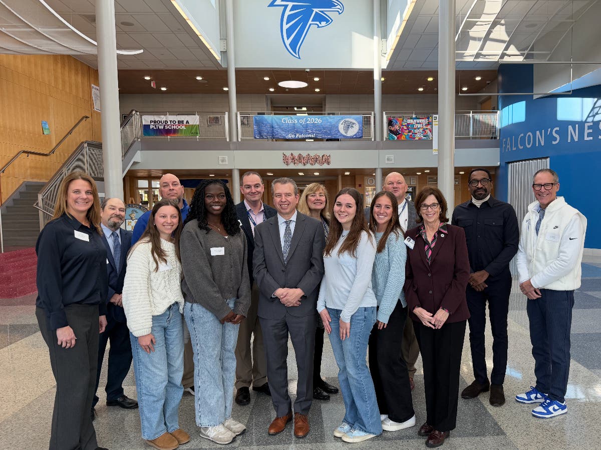 'Hardest time to be a teacher': MA education chief visits Danvers High ...