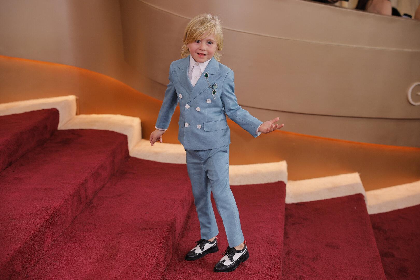 Ein kleiner Bub stahl bei den Golden Globes allen die Show