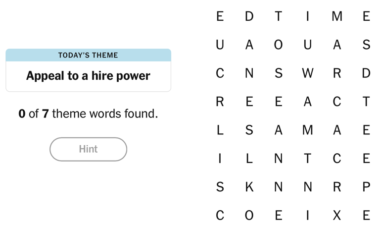 Today's NYT Strands hints (and answer) for Monday, January 12, 2026
