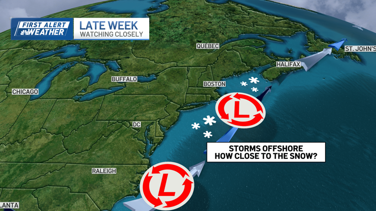 Tracking a storm that could bring snow to Massachusetts later this week