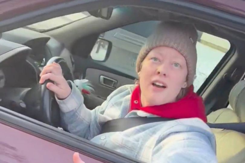 Karoline Leavitt 'storms away' from press after calling woman shot by ...