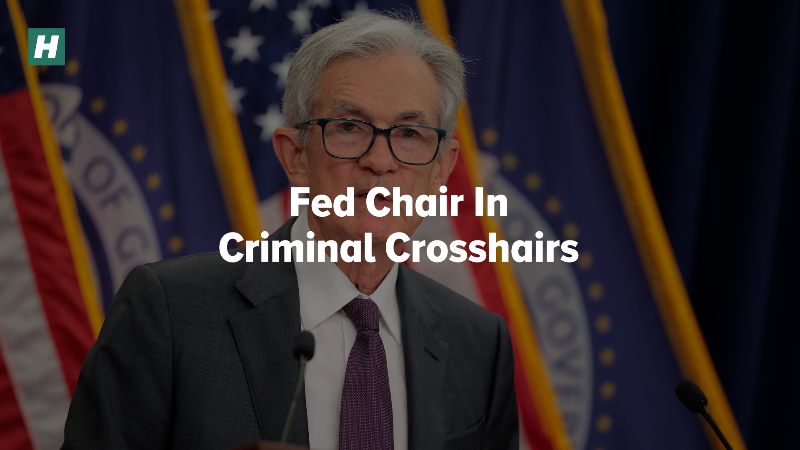 Fed chair in criminal crosshairs