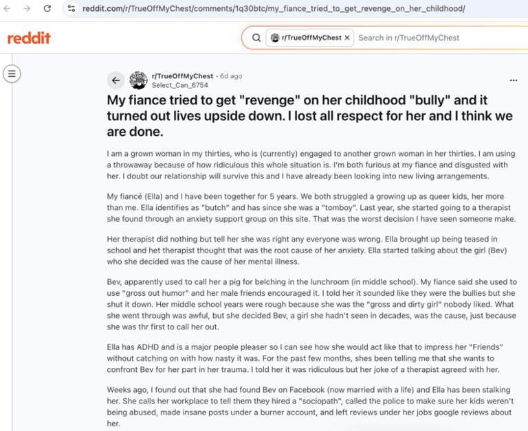 Her fiancée got arrested and lost her job for getting revenge on her ...