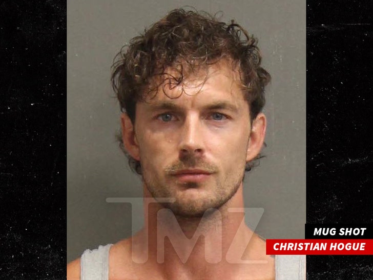 Male model Christian Hogue arrested for felony aggravated assault