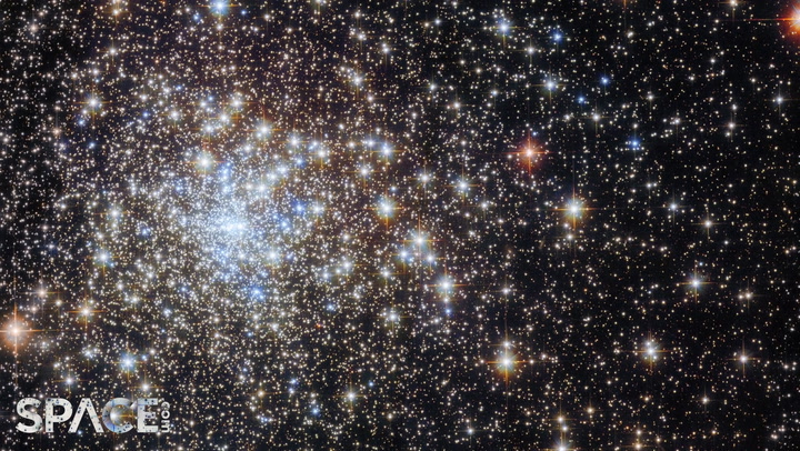 Amazing Hubble Space Telescope imagery of a globular cluster in 4K