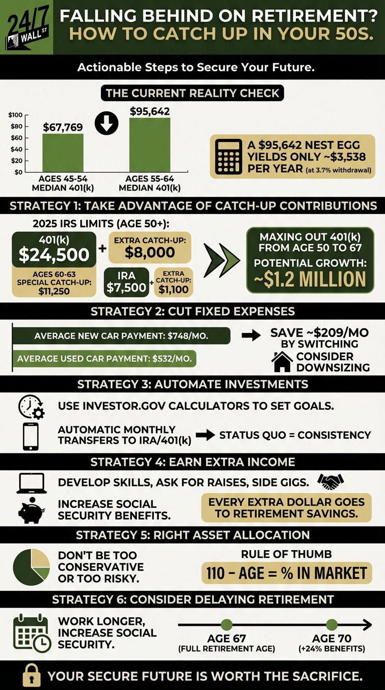 Over 50 and starting late? How to catch up on retirement savings ...