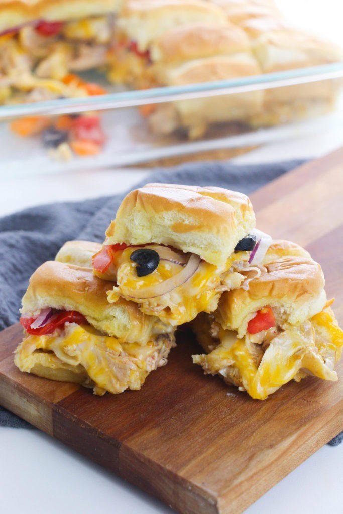 Chicken enchilada sliders