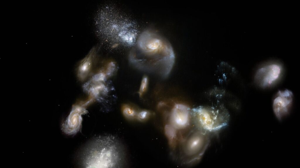 Astronomers discover galaxy cluster burning 5X hotter than expected