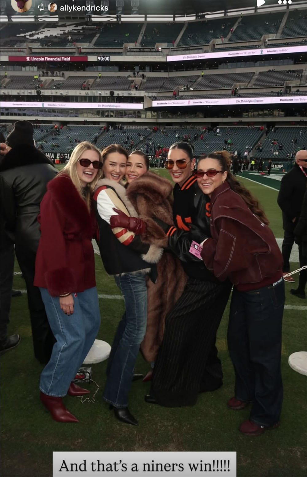 Olivia Culpo’s two-word reaction to 49ers’ thrilling playoff win over ...