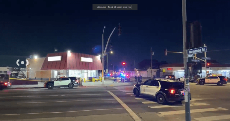 At least 1 dead after 5 people shot in LA