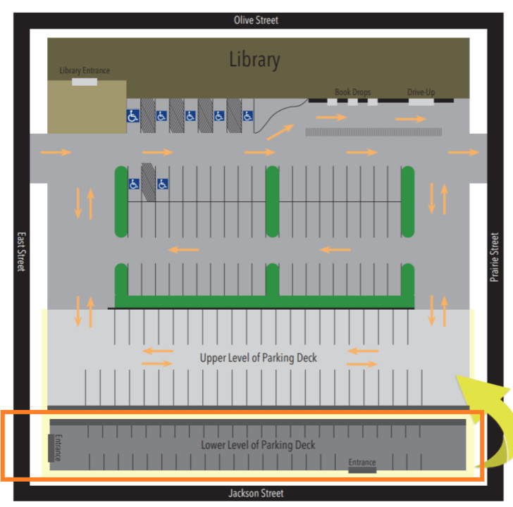 Repairs to Bloomington police parking deck prompt detours