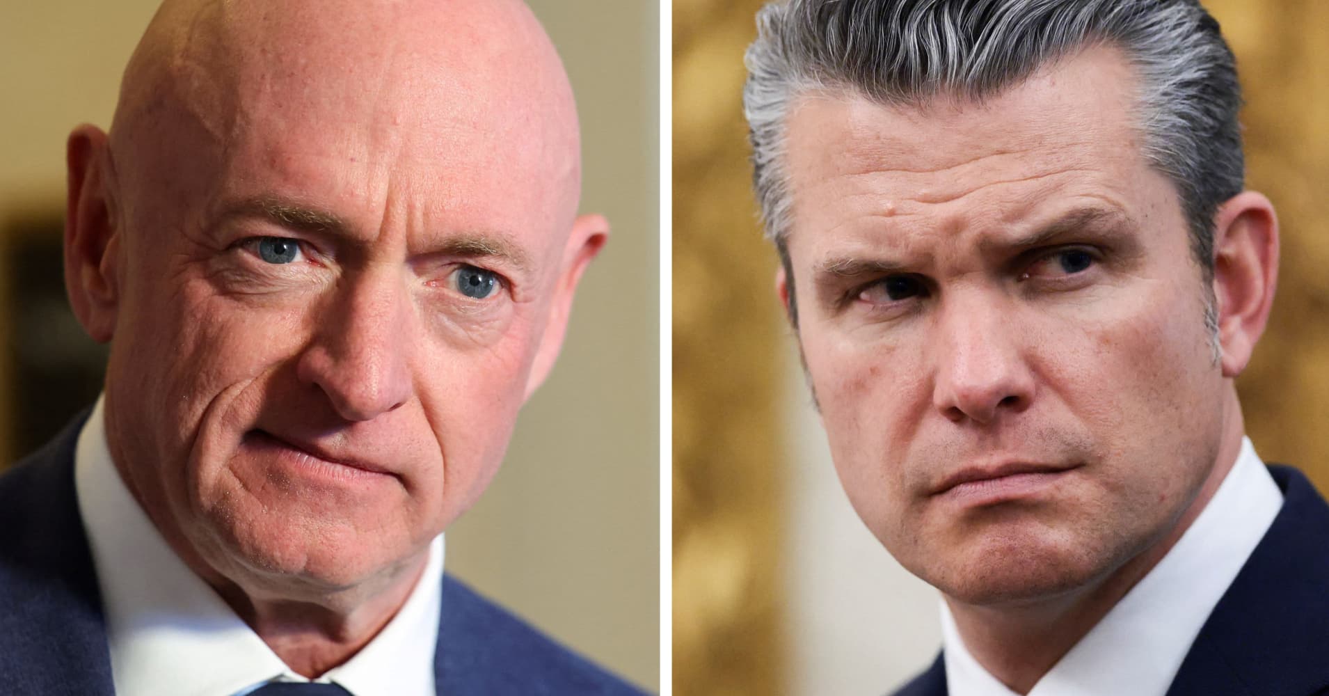 Sen. Kelly sues DOD Sec. Hegseth, says he was punished for 'disfavored ...